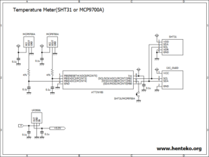 MCP9700AとSHT31を使用した温度計の製作 | henteko.org